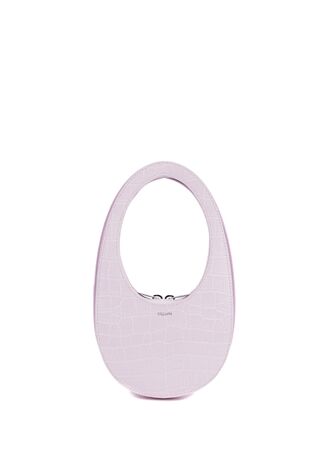 Coperni Kadın Pembe Krokodil Dokulu Deri Çanta EU