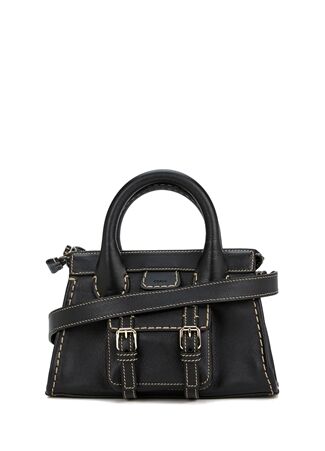 Chloe Kadın Siyah Deri Omuz Çantası EU