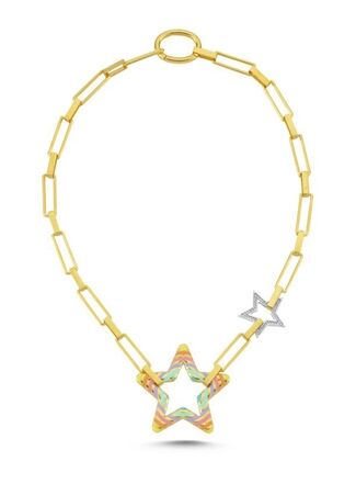 Mers Kadın Cheerleader Gümüş Rengi Kolye EU