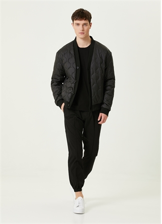 Academia Erkek Siyah Paçası Büzgülü Pantolon 44 It