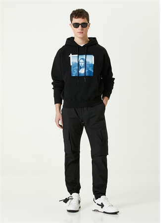 Off-White Erkek Siyah Klips Detaylı Jogger Kargo Eşofman Altı S EU Off-White Erkek Siyah Klips Detaylı Jogger Kargo Eşofman Altı S EU