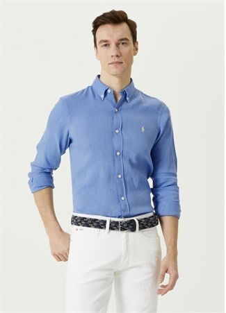 Polo Ralph Lauren Erkek GÖMLEK Mavi S EU