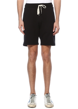 John Elliott Erkek Siyah Beli Bağcıklı Bermuda XL EU