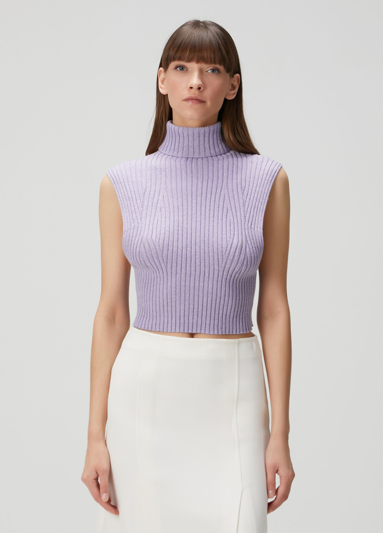 Retori - Lilac Open Back Cashmere Sweater