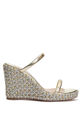 Aquazzura Kadın Gold Silver Dolgu Topuklu Espadril Altın Rengi 35 Eu Aquazzura Kadın Gold Silver Dolgu Topuklu Espadril Altın Rengi 35 Eu
