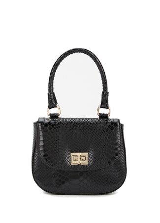 Divarese Kadın Siyah Deri Çanta EU