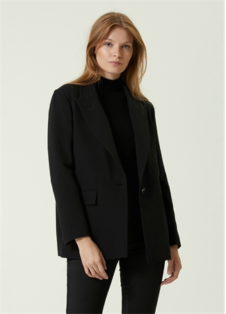 Network Kadın Regular Fit Siyah Ceket 42 EU Network Kadın Regular Fit Siyah Ceket 42 EU