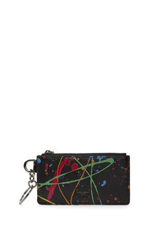 Dolce&gabbana Erkek Siyah Fırça Darbesi Desenli Deri Kartlık Eu Dolce&gabbana Erkek Siyah Fırça Darbesi Desenli Deri Kartlık Eu