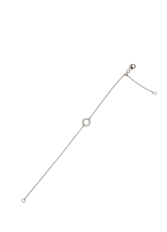 Collection Kadın Pırlantalı Altın Rengi Bileklik EU