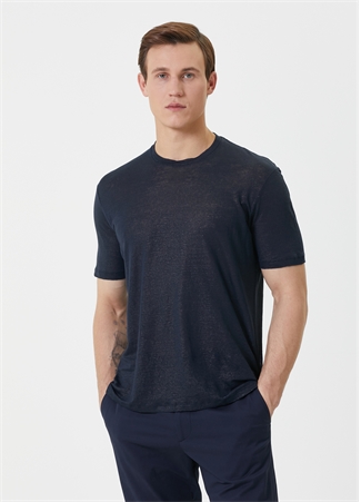 Etro Erkek Lacivert Sim Dokulu Keten T-shirt S Eu Etro Erkek Lacivert Sim Dokulu Keten T-shirt S Eu