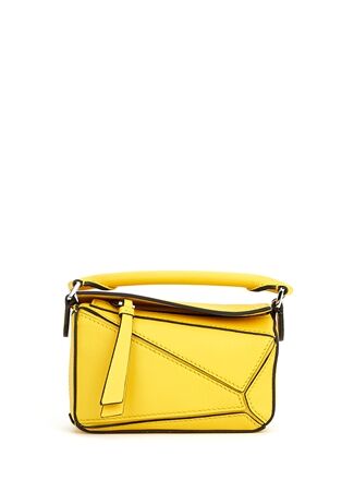 Loewe Kadın Sarı Deri Çanta EU
