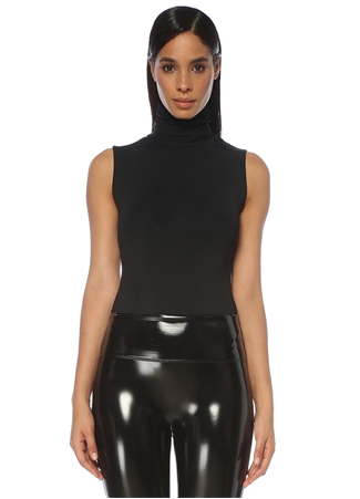 Schmart Kadın Siyah Balıkçı Yaka String Body S EU