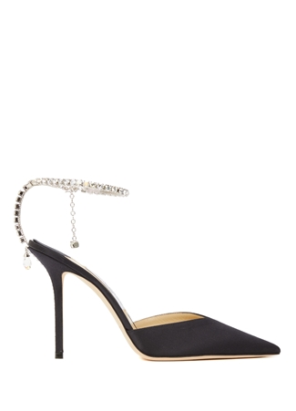 Jimmy Choo Kadın Siyah Taş Detaylı Deri Gece Ayakkabısı Lacivert 37 Eu Jimmy Choo Kadın Siyah Taş Detaylı Deri Gece Ayakkabısı Lacivert 37 Eu