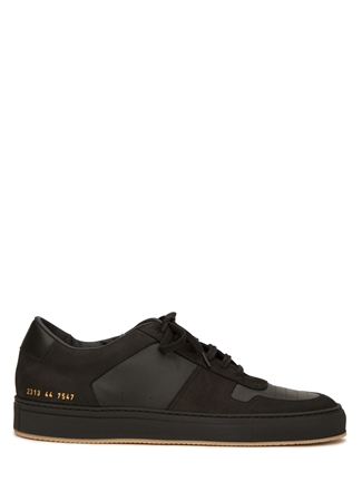 Common Projects Erkek Siyah Doku Detaylı Deri Sneaker 4 EU Common Projects Erkek Siyah Doku Detaylı Deri Sneaker 4 EU