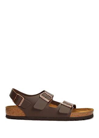 Birkenstock Erkek Milano Kahverengi Sandalet 4 Eu