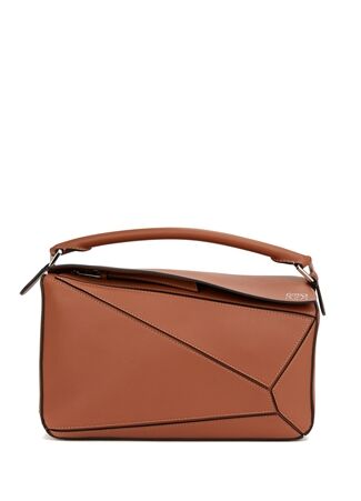 Loewe Kadın Taba Deri Çanta Turuncu EU