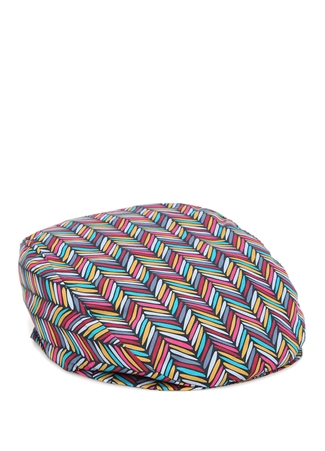 Grevi Erkek Colorblocked Balıksırtı Desenli Şapka S EU Grevi Erkek Colorblocked Balıksırtı Desenli Şapka S EU