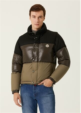 Moncler Erkek Haki Siyah Puff Mont 5 US