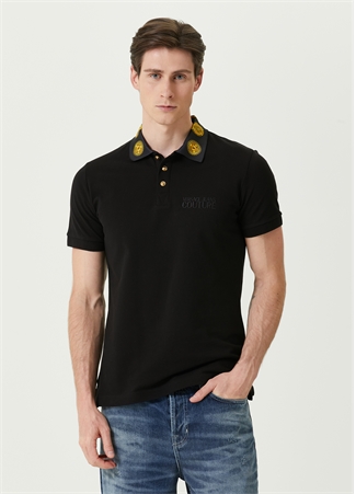 Versace Jeans Couture Erkek Polo Yaka Siyah S Eu Versace Jeans Couture Erkek Polo Yaka Siyah S Eu
