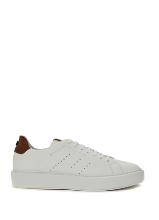 Barrett Erkek Beyaz Logolu Deri Sneaker 5 UK Barrett Erkek Beyaz Logolu Deri Sneaker 5 UK