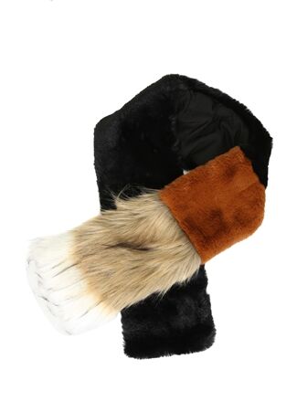 Beymen Club Kadın Colorblocked Peluş Dokulu Boyunluk EU