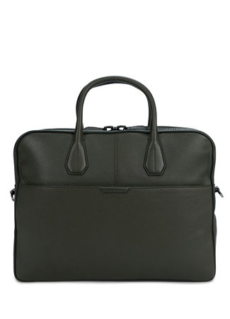 Pal Zileri Erkek Yeşil Deri Evrak Çantası EU Pal Zileri Erkek Yeşil Deri Evrak Çantası EU