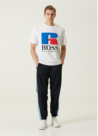 Boss Erkek Lacivert Logolu Jogger Eşofman S EU Boss Erkek Lacivert Logolu Jogger Eşofman S EU