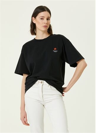 Kenzo Kadın Tshirt Siyah Xs Eu Kenzo Kadın Tshirt Siyah Xs Eu