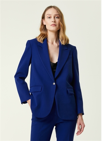 Beymen Collection Kadın Lacivert Rahat Kesim Ceket Mavi 42 EU Beymen Collection Kadın Lacivert Rahat Kesim Ceket Mavi 42 EU