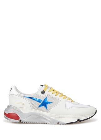 Golden Goose Erkek Running Sole Mavi Beyaz Sneaker 42 EU Golden Goose Erkek Running Sole Mavi Beyaz Sneaker 42 EU