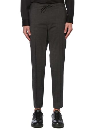 Theory Erkek Gri Beli Lastikli Yün Pantolon 30 US