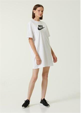 Nike Kadın NSW Essential Beyaz Elbise S EU