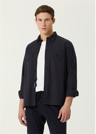 PS by Paul Smith Erkek Lacivert Gömlek M EU