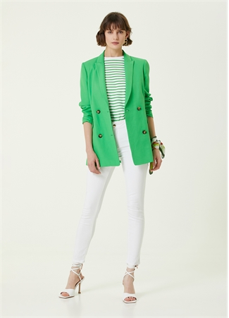 Network Kadın Slim Fit Beyaz Denim Pantolon 30 EU Network Kadın Slim Fit Beyaz Denim Pantolon 30 EU