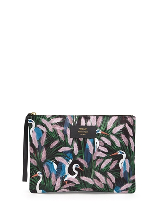 Wouf Kadın Lucy XL Desenli El Portföyü Yeşil EU Wouf Kadın Lucy XL Desenli El Portföyü Yeşil EU