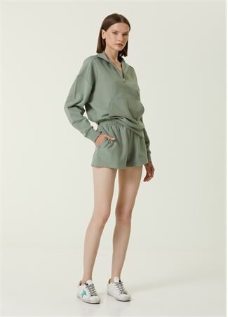 Rag&Bone Kadın Yeşil Logolu Şort S EU