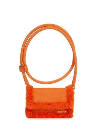 Jacquemus Kadın Le Rond Turuncu Yün Omuz Çantası EU