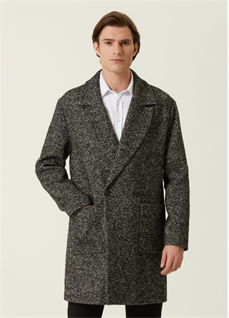 Network Erkek Comfort Fit Siyah Palto 46 EU Network Erkek Comfort Fit Siyah Palto 46 EU