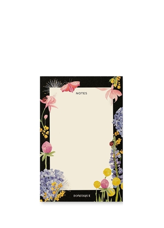 Fonfique Jardin Bloknot Siyah Fonfique Jardin Bloknot Siyah