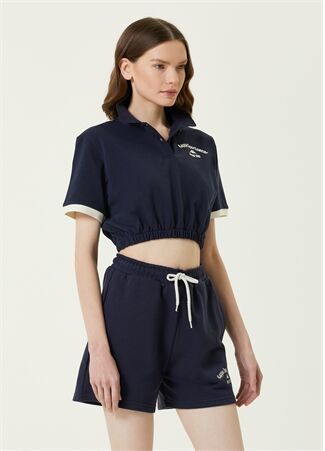 Kappa Kadın Authentic Vasiliss Lacivert Polo Yaka Crop T-shirt S Eu Kappa Kadın Authentic Vasiliss Lacivert Polo Yaka Crop T-shirt S Eu
