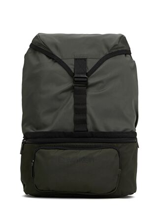 Calvin Klein Erkek Haki Çanta Detaylı Sırt Çantası Yeşil EU