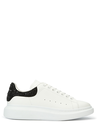 Alexander McQueen Erkek Oversize Beyaz Siyah İşlemeli Deri Sneaker 39 EU Alexander McQueen Erkek Oversize Beyaz Siyah İşlemeli Deri Sneaker 39 EU