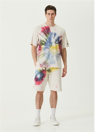 Champion Erkek Bej Batik Desenli Şort S Eu Champion Erkek Bej Batik Desenli Şort S Eu