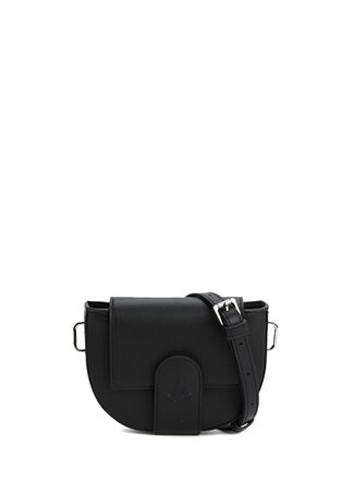 Beymen Club Kadın Siyah Logo Detaylı Omuz Çantası EU