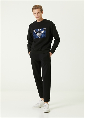 Emporio Armani Erkek Siyah Beli Kordonlu Jogger Eşofman Altı L Eu Emporio Armani Erkek Siyah Beli Kordonlu Jogger Eşofman Altı L Eu