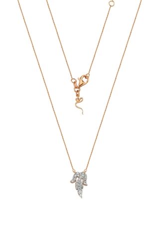 Aida Bergsen Kadın Mono Delonix Pırlantalı Altın Rengi Kolye EU Aida Bergsen Kadın Mono Delonix Pırlantalı Altın Rengi Kolye EU