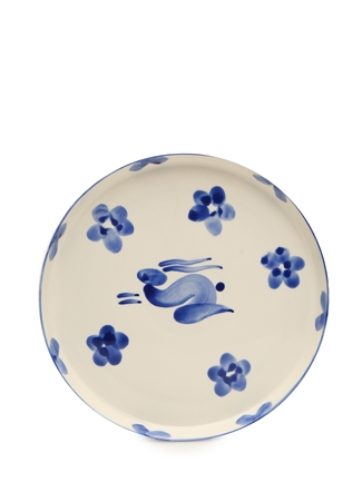 Goho Muhabbet Çiçek Alice Porselen Tabak Çok Renkli