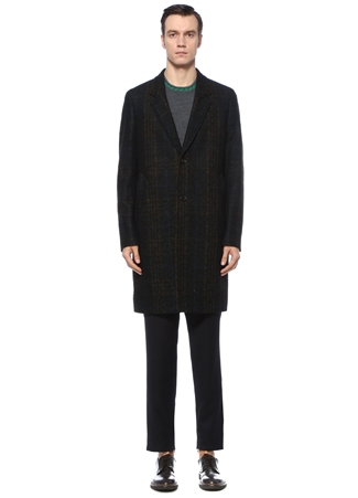 PS by Paul Smith Erkek Lacivert Kelebek Yaka Desenli Yün Palto Mavi S EU PS by Paul Smith Erkek Lacivert Kelebek Yaka Desenli Yün Palto Mavi S EU