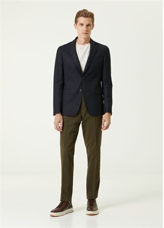 Lardini Erkek Haki Pilili Pantolon 54 IT