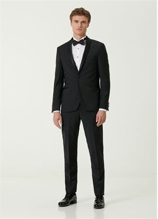 Beymen Club Erkek Drop 8 Siyah Yün Smokin 46